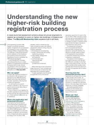 Understanding the new higher-risk building registration process - The Institution of Structural ...
